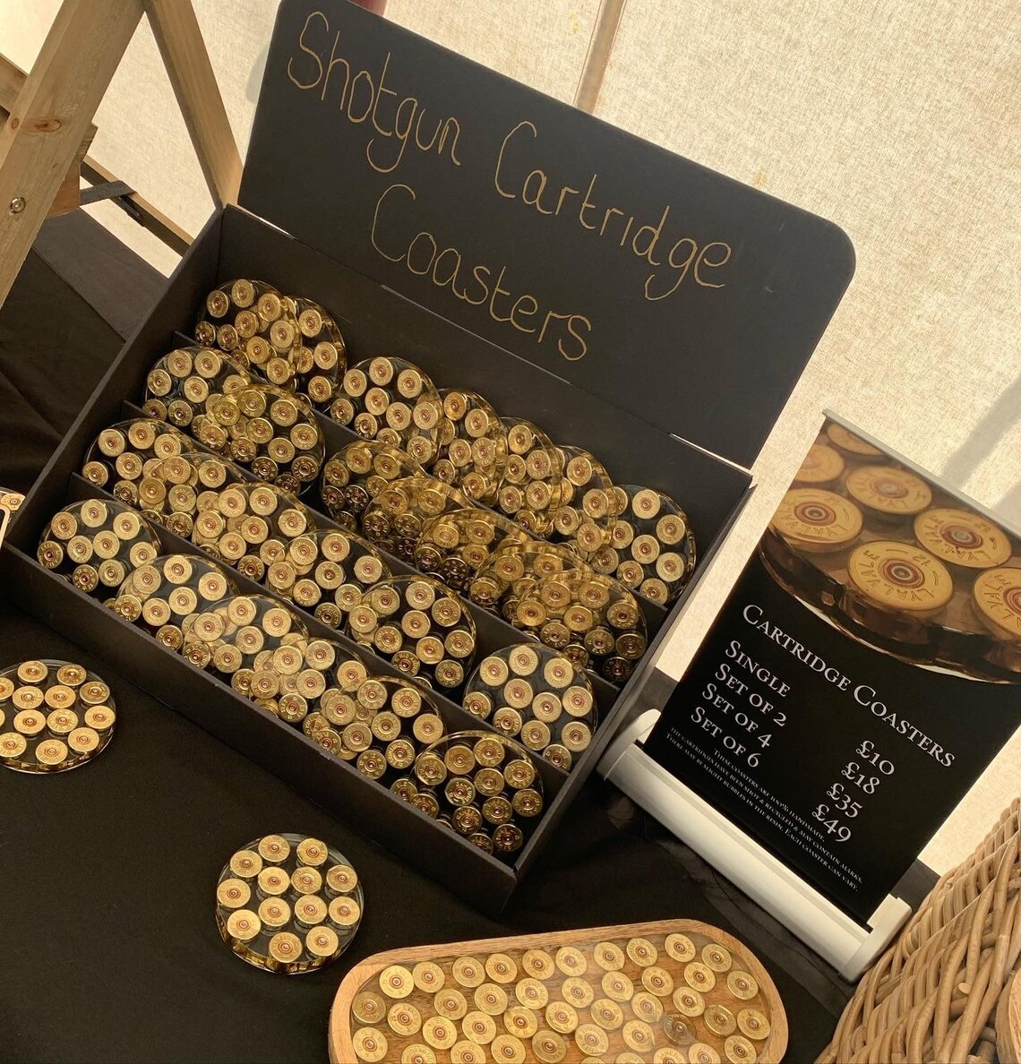 Shotgun Cartridge Coaster Handmade Unique Shooting Gift - Etsy UK