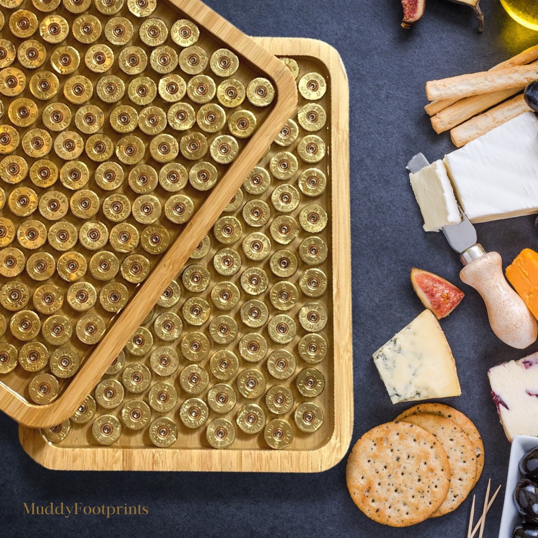 Unique Shotgun Cartridge Cheese Board Charcuterie Chopping Gifts for ...