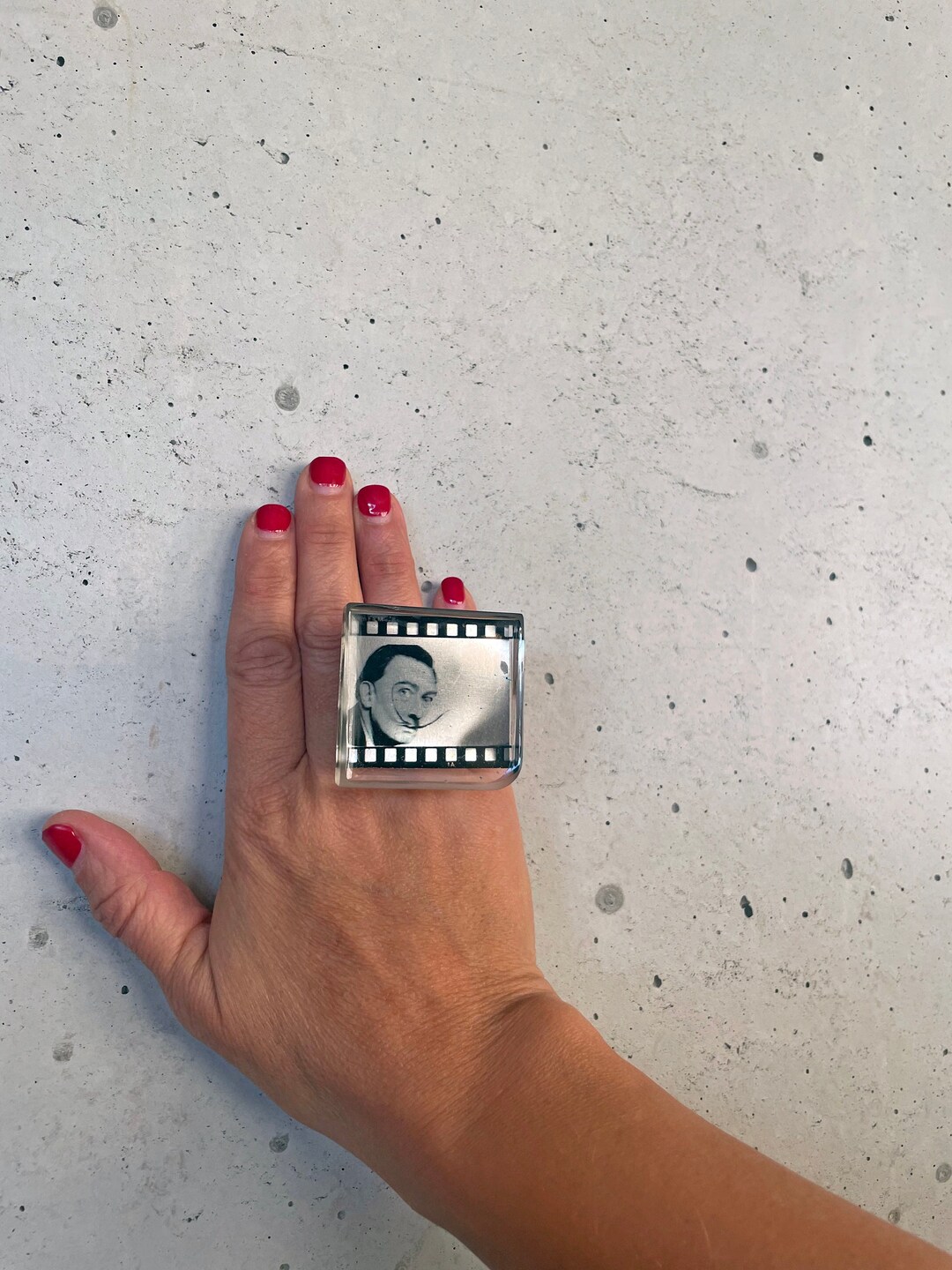 SALVADOR DALI Ring-brutalist Ringevil Eye Ringphoto Ring - Etsy