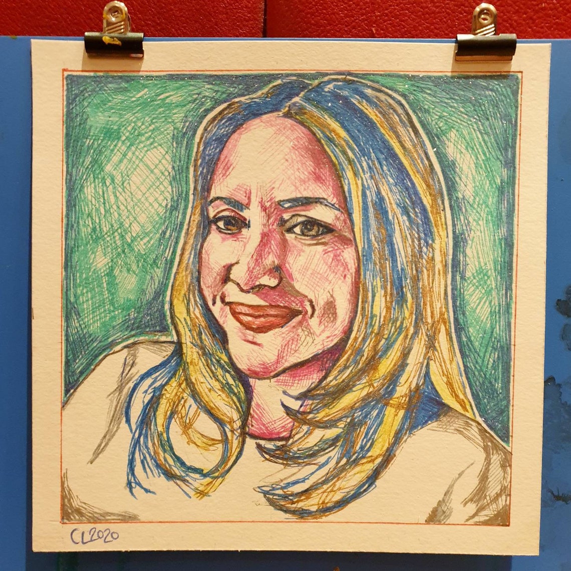 Original Drawings Celebrity Portraits Nihal Arthanayake, Melanie Blatt ...