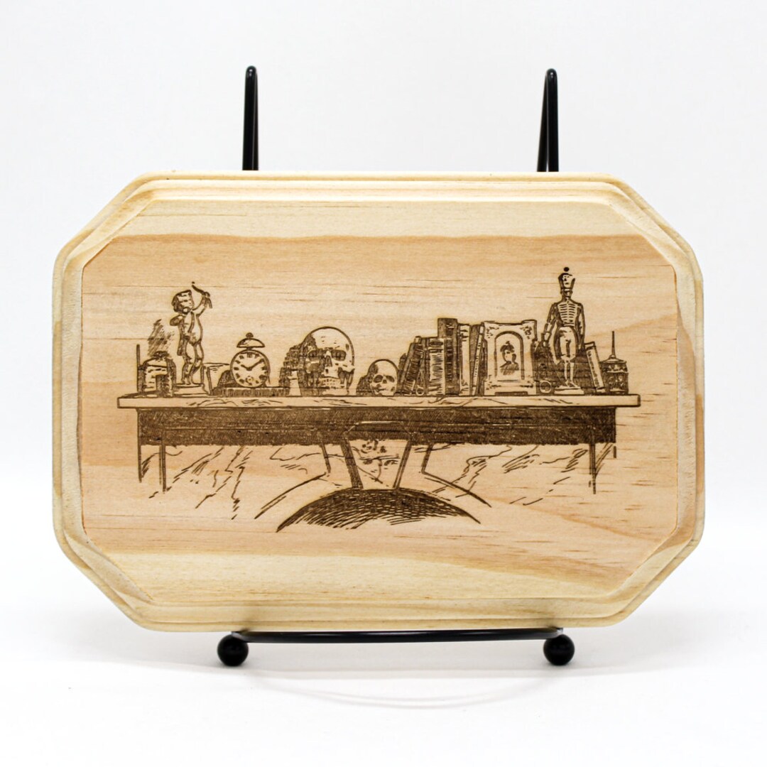 Small Personalized Wood Plaque Engraving (5"x7") Custom Photo/message ...