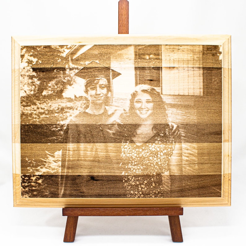 Custom Laser Engraved Rectangular Wood Plaque beveled - Etsy