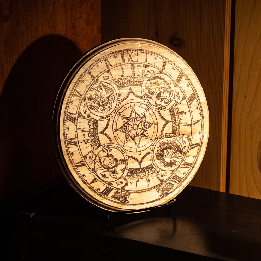 Custom Laser Engraved Solid Pine Circular Wood Plaque [8"] - Etsy