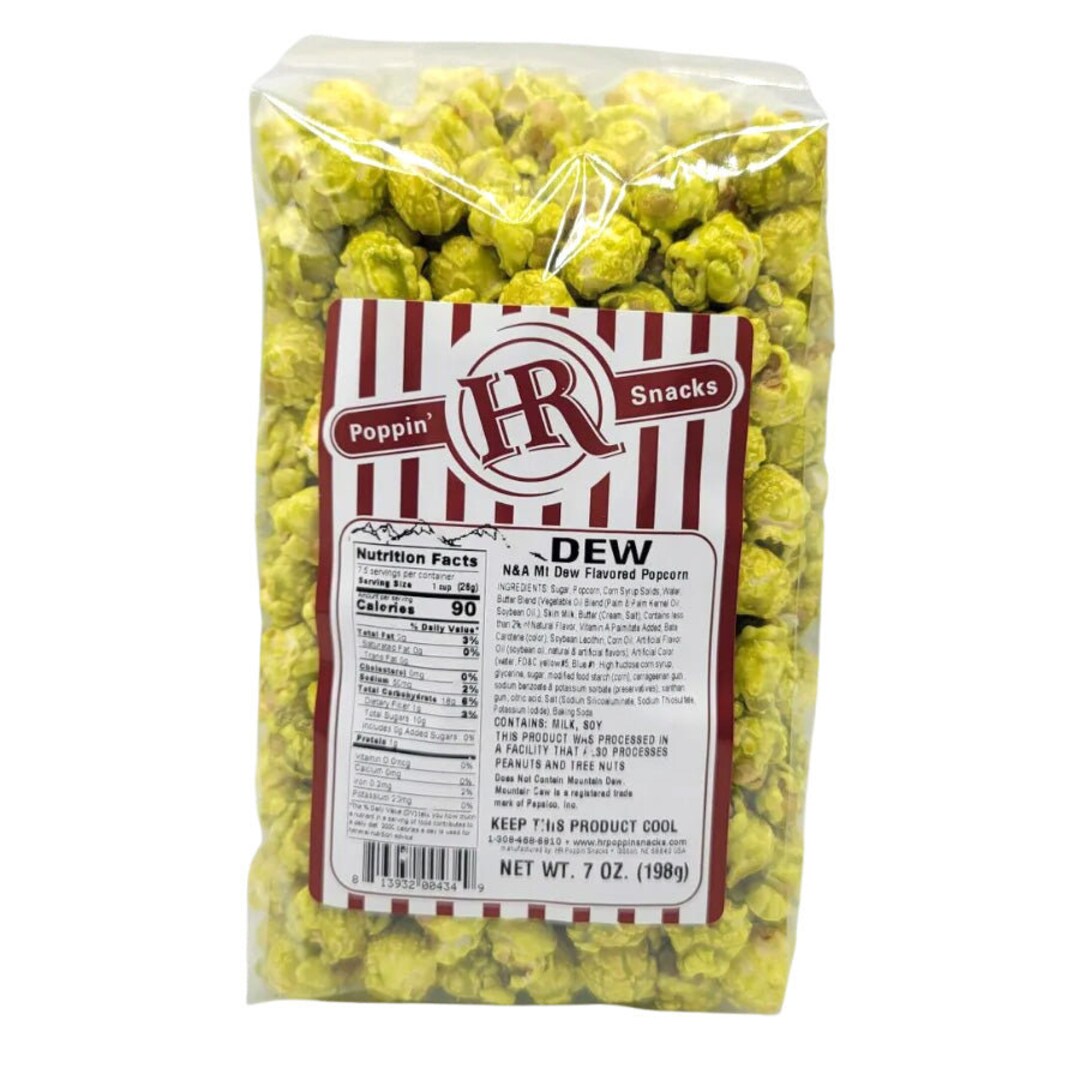 Dew Soda Popcorn Made in Small Batches Party Popcorn Ready to Eat - Etsy
