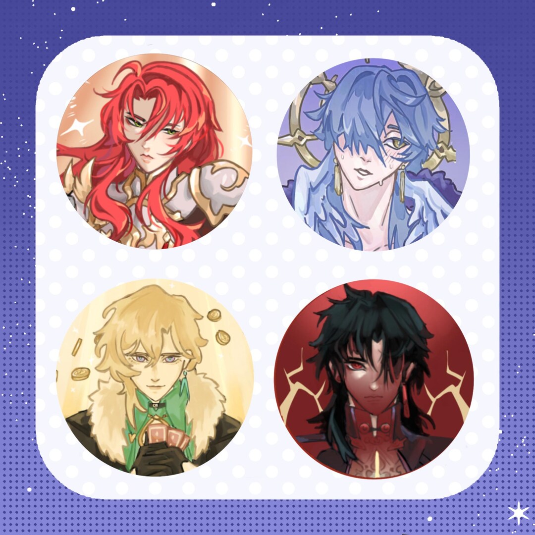Honkai Star Rail 50mm Holographic Button Pins - Etsy