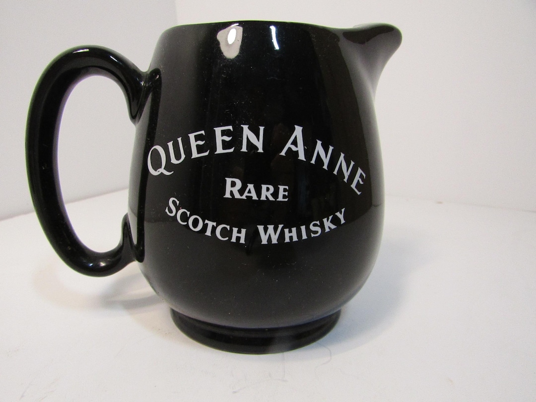 Pitcher - Queen Anne Scotch Whisky Water Jug: Rare Advertising ...