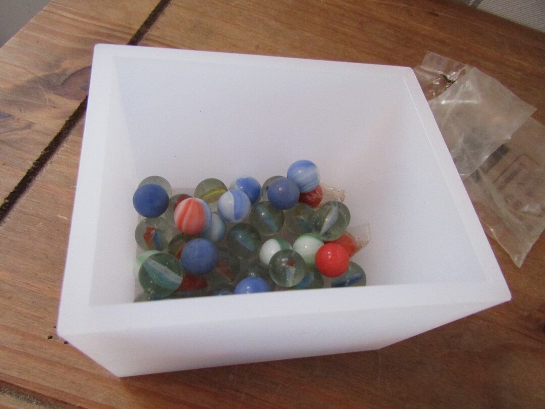 Vintage Marbles - Box With 40 Marbles - Child Toys - Etsy