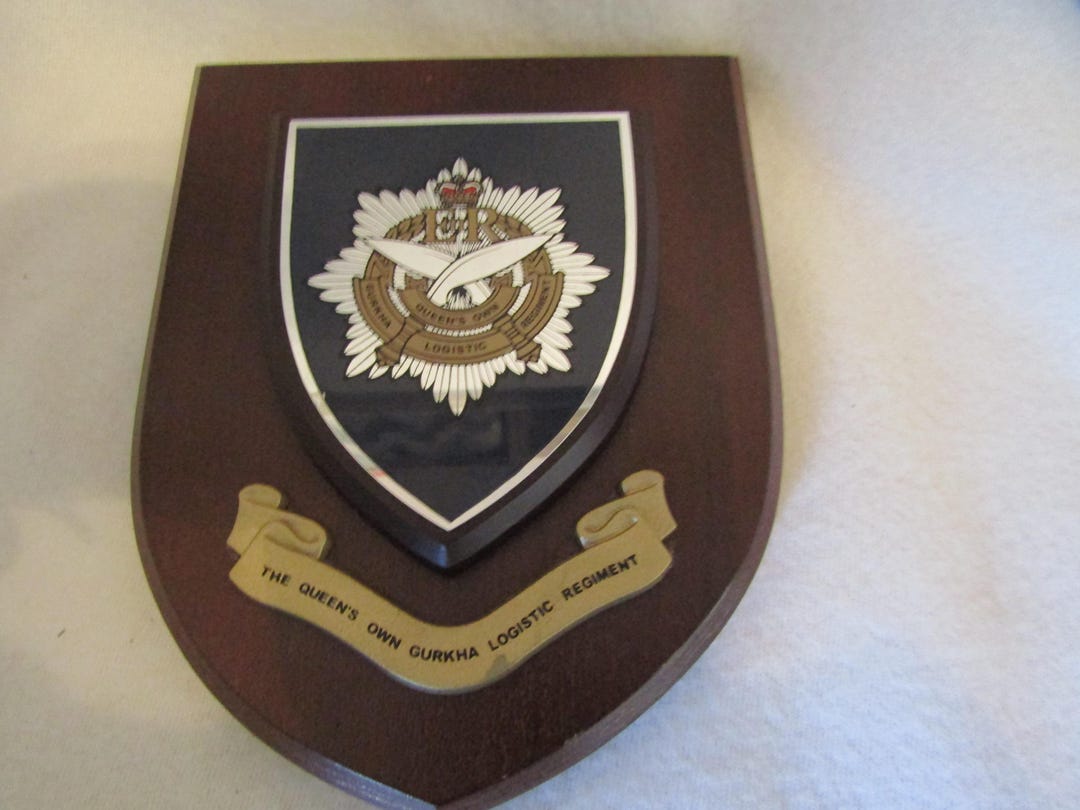 Ghurkha Transport Regiment - Plaque - Queens Own Gurkha Logistics ...