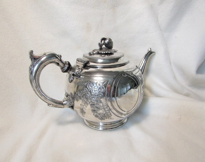 Silver Plated Teapot - Stunning Teapot - Howard of Sheffield - Etsy