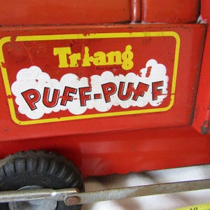 1950s Triang Puff-puff Train: Vintage Tin Steam Engine - Etsy UK