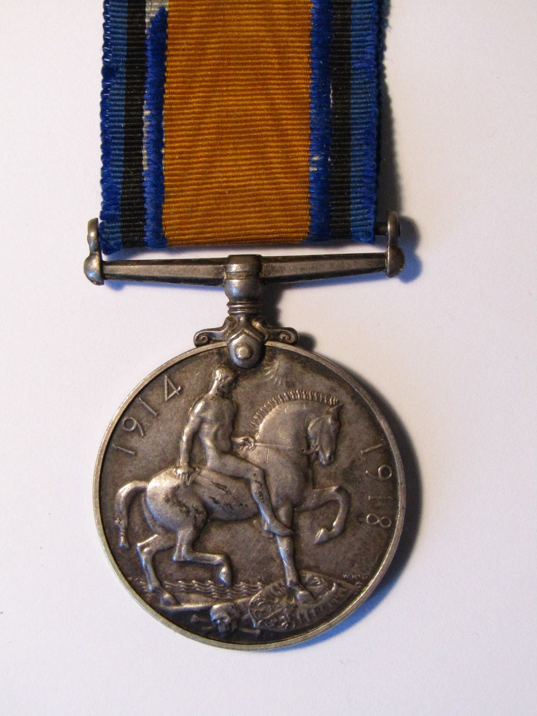 World War 1 Medal 1914 1919 W Donald WW1 Merchant NAVY - Etsy