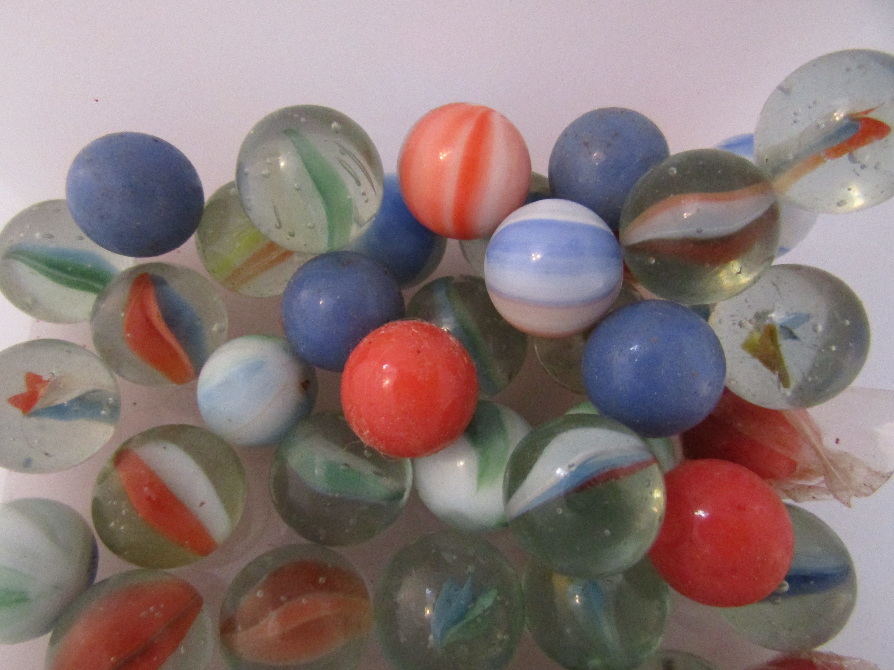 Vintage Marbles Box With 40 Marbles Child Toys - Etsy