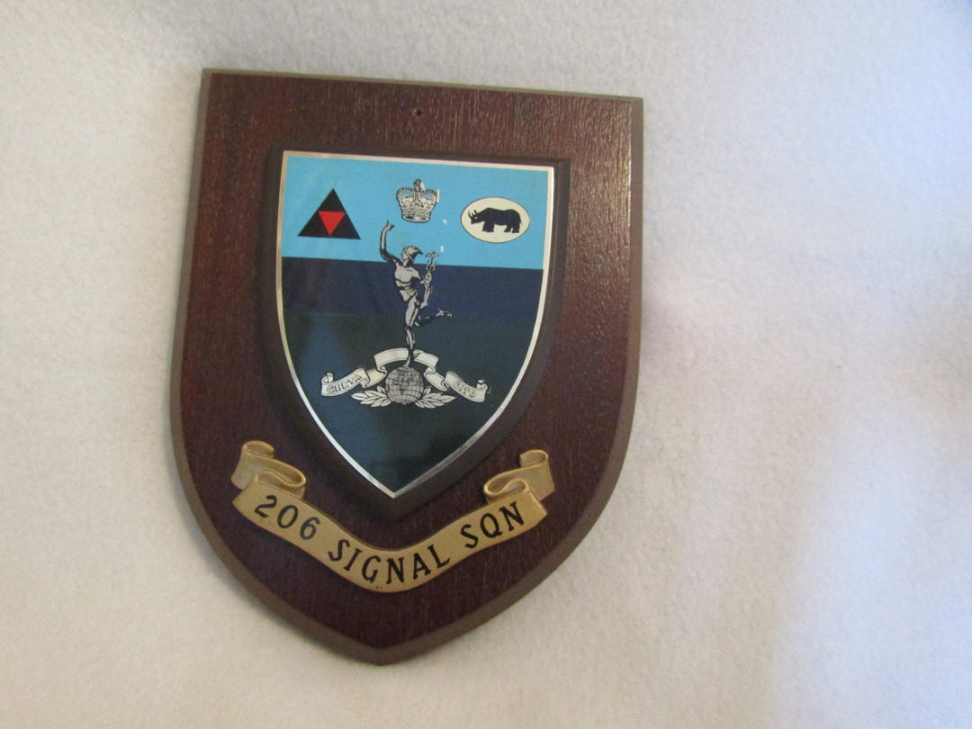 206 Signal Sqn Plaque - British Army Plaque - Royal Signals - Etsy