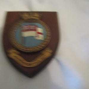Royal Navy - RN Shield - Crest - Plaque - SPURN - Memorial Service 1977 ...