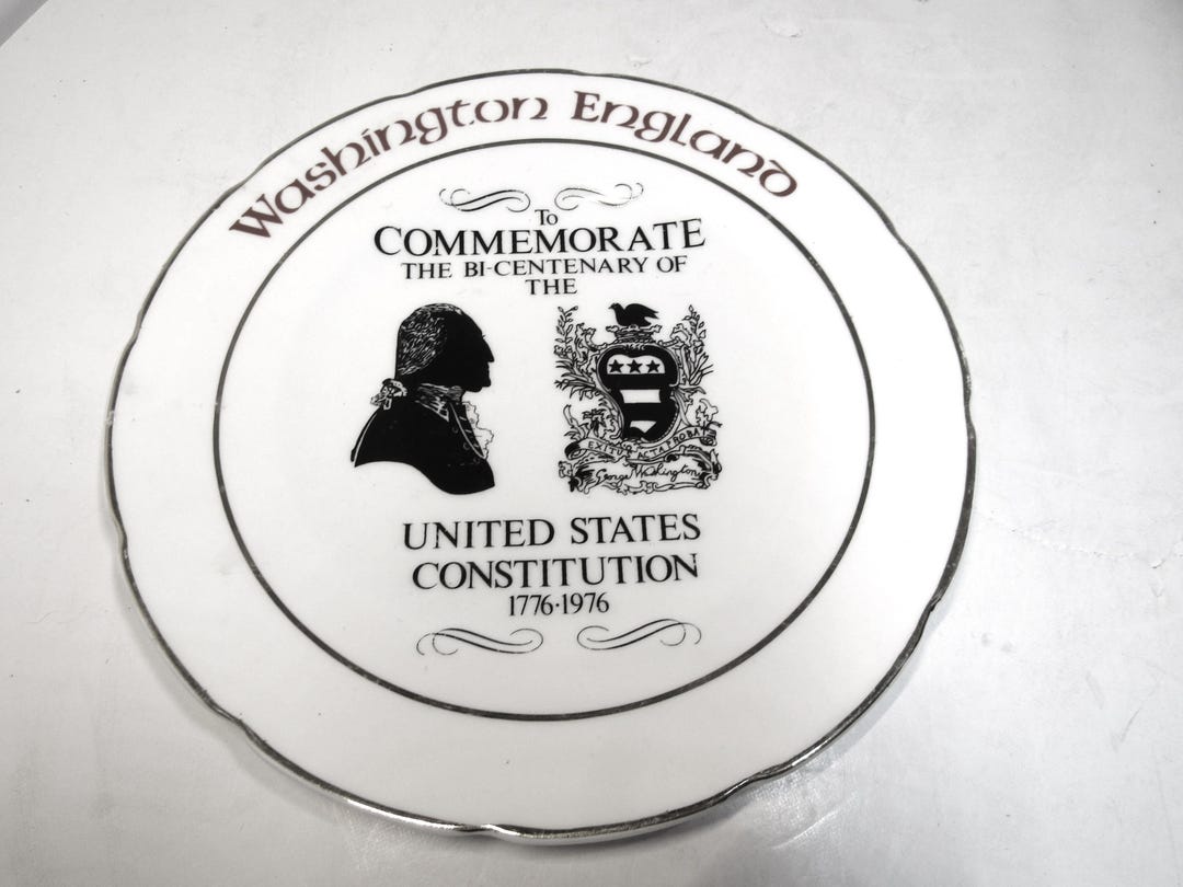 Plate - Commemorating Bi-centinary USA Constitution 1776 - 1976 ...