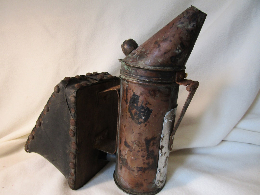 Antique BEE Smoker - Bee Hive - Smoker for Bees - Bellow for Bees - Etsy