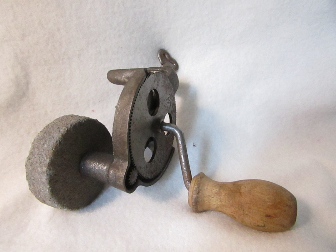 Antique Hand Grinder Table Mounted german Made Grinder - Etsy