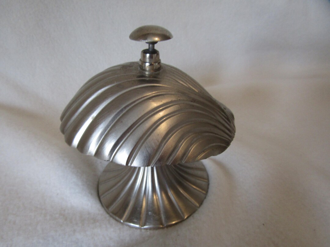 Reception Bell - Counter Bell - Nautical Theme - Shell Bell - Loud Tone ...