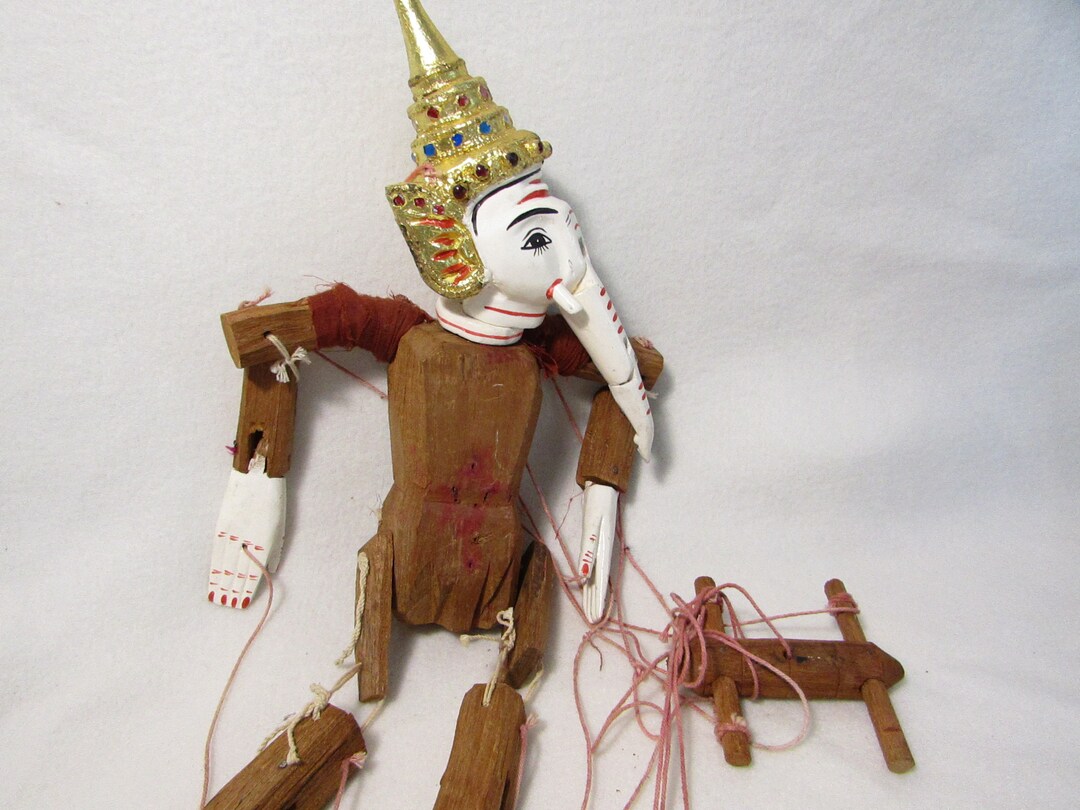 Ganesh Puppet - Indonesian Puppet - Nepalese - Indonesian - Hindu ...