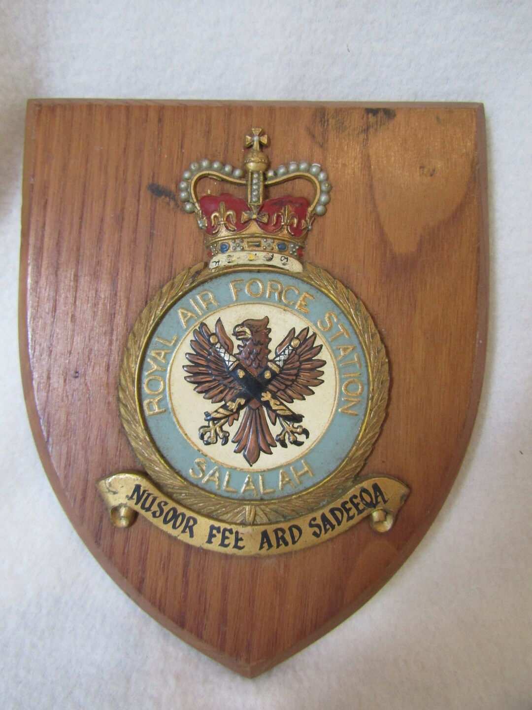 Rare RAF Plaque Salalah Oman Royal Air Force. 1977 - Etsy