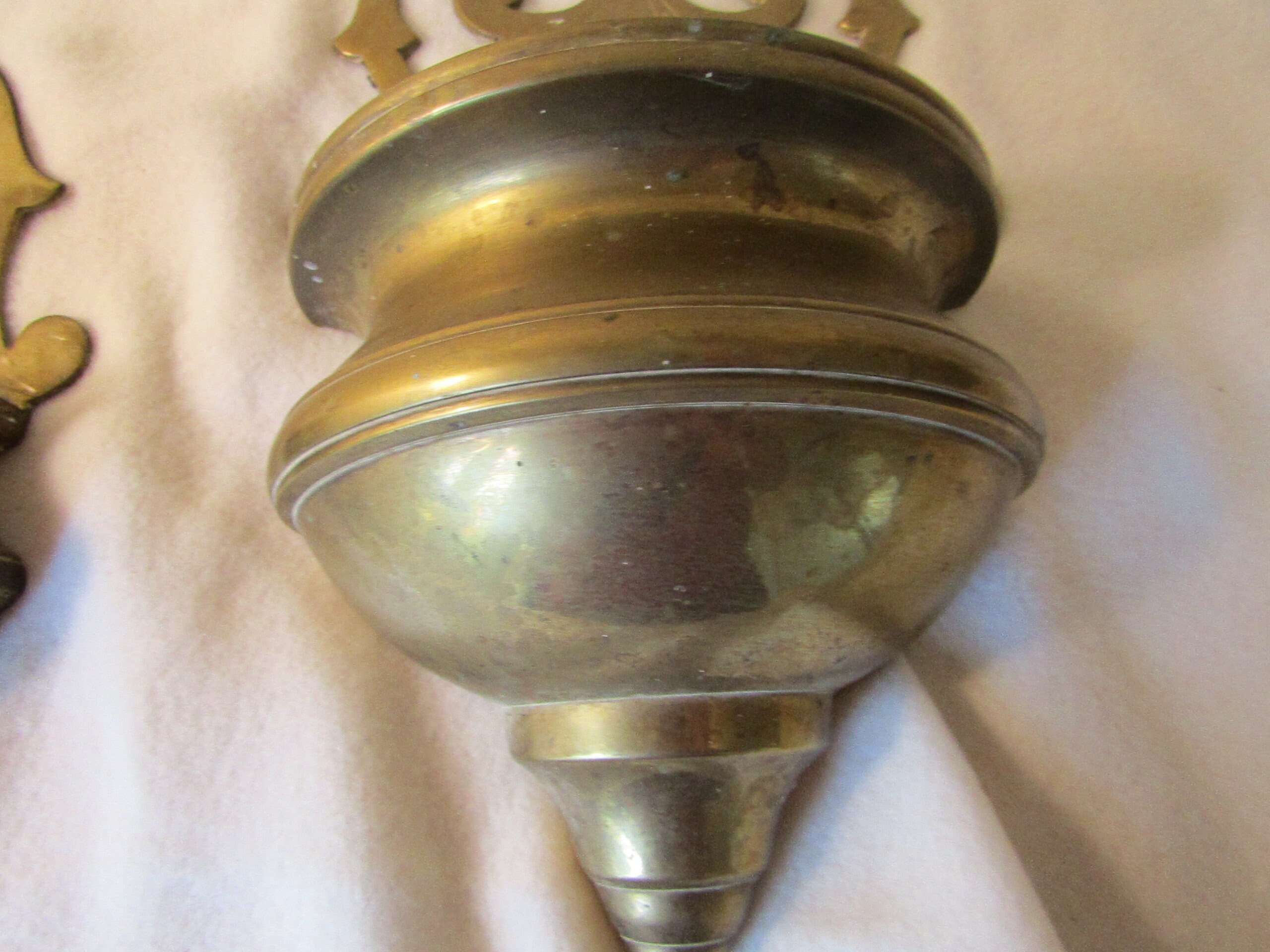 Brass Wall Fonts Wall Hanging Planter Pot Solid Brass - Etsy