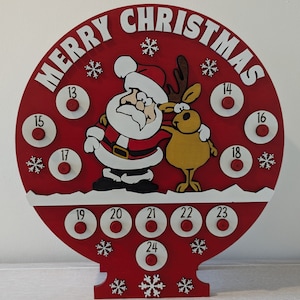 Round Advent Calendar (digital Files) - Etsy