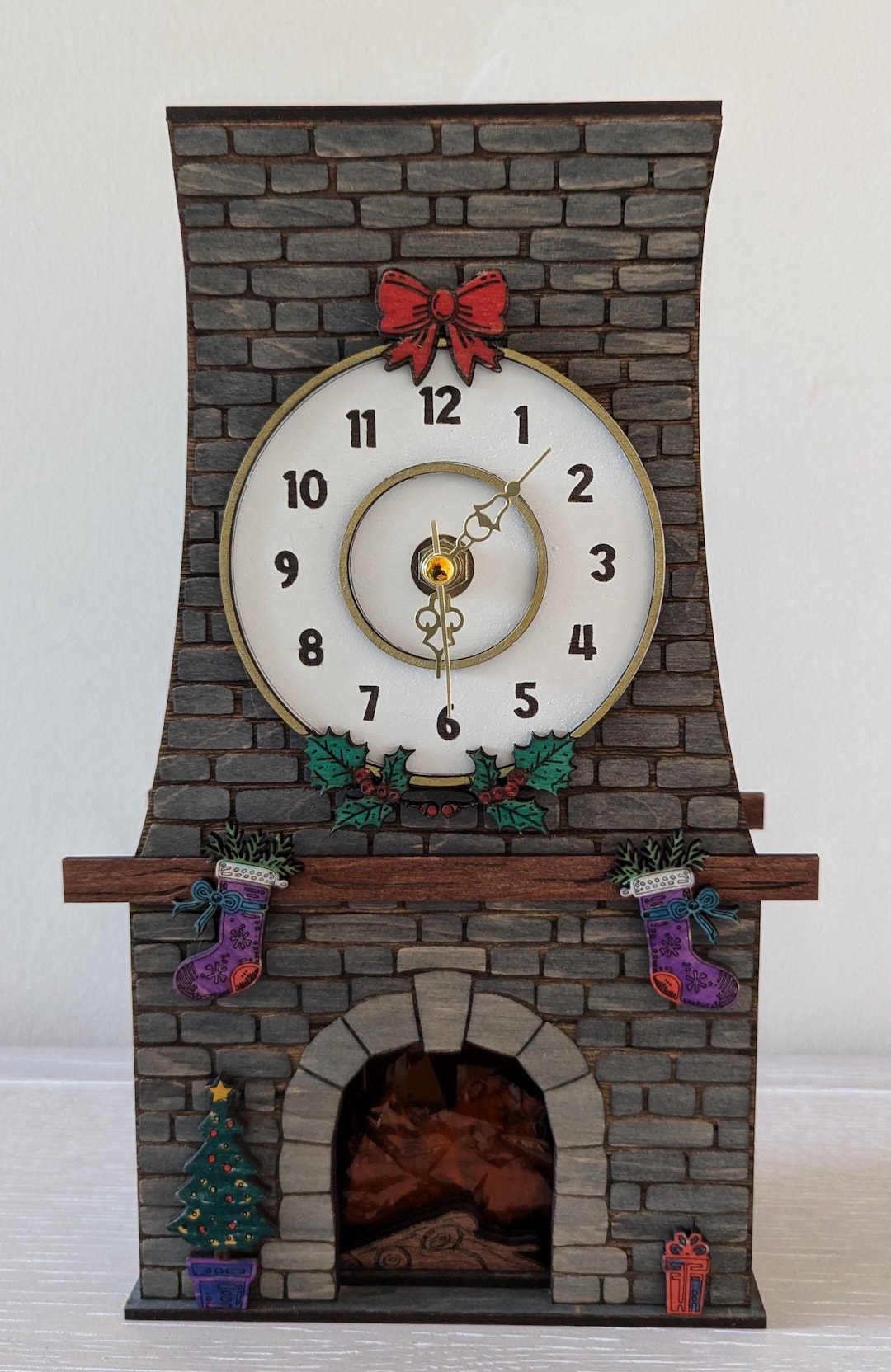 Christmas Fireplace Incense Clock (digital Files) - Etsy