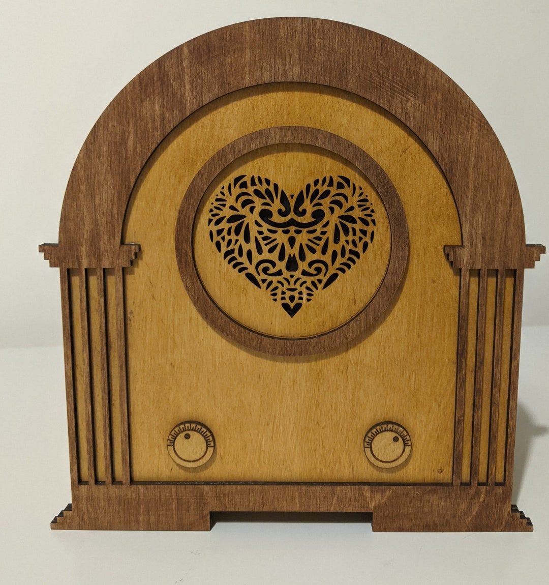 Antique Radio Laser Cut File - Etsy