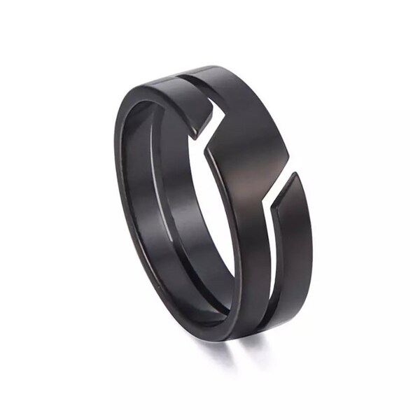 Black Ring - Etsy