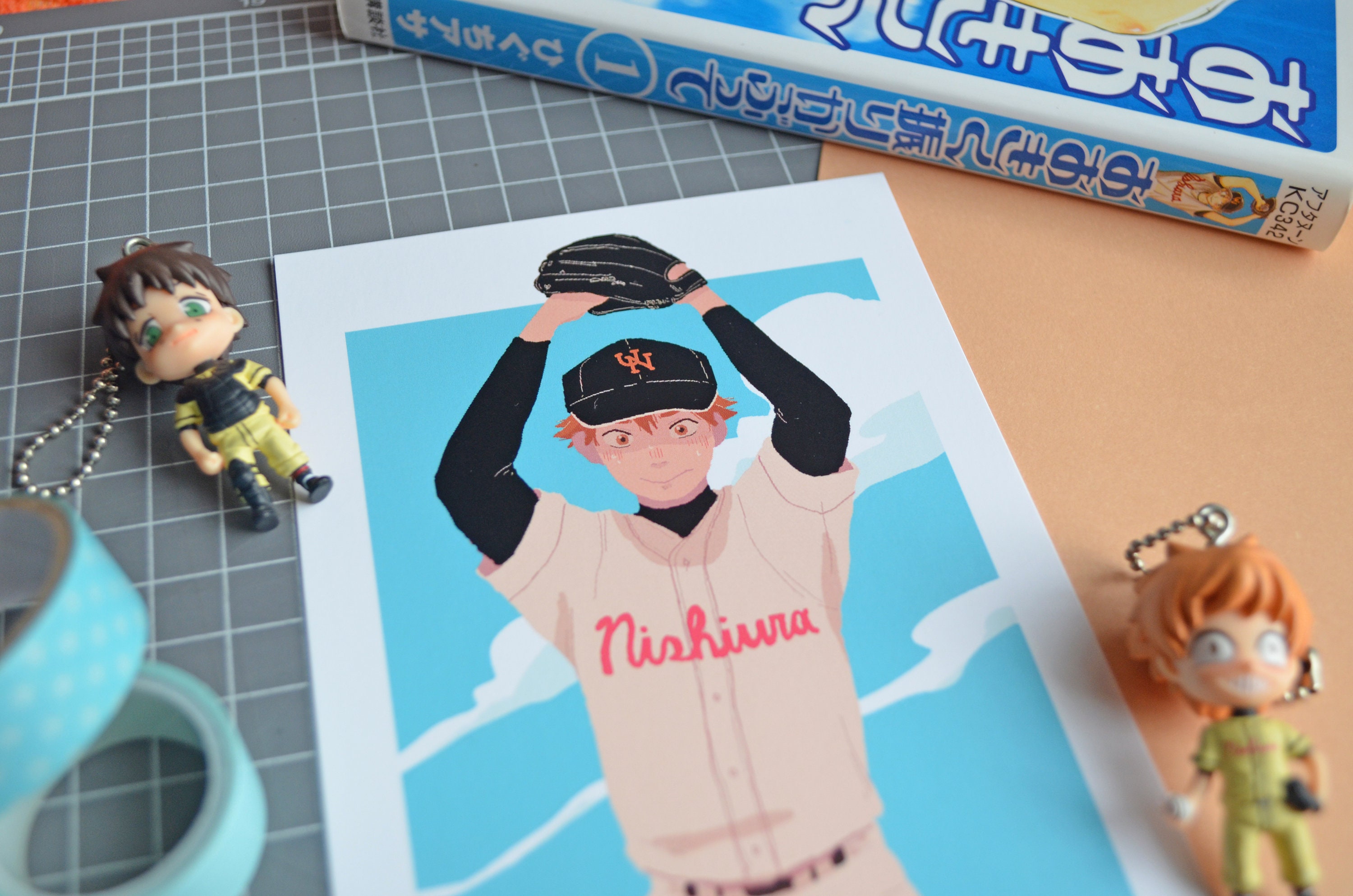 Oofuri - Mihashi Ren A6 Print - Etsy