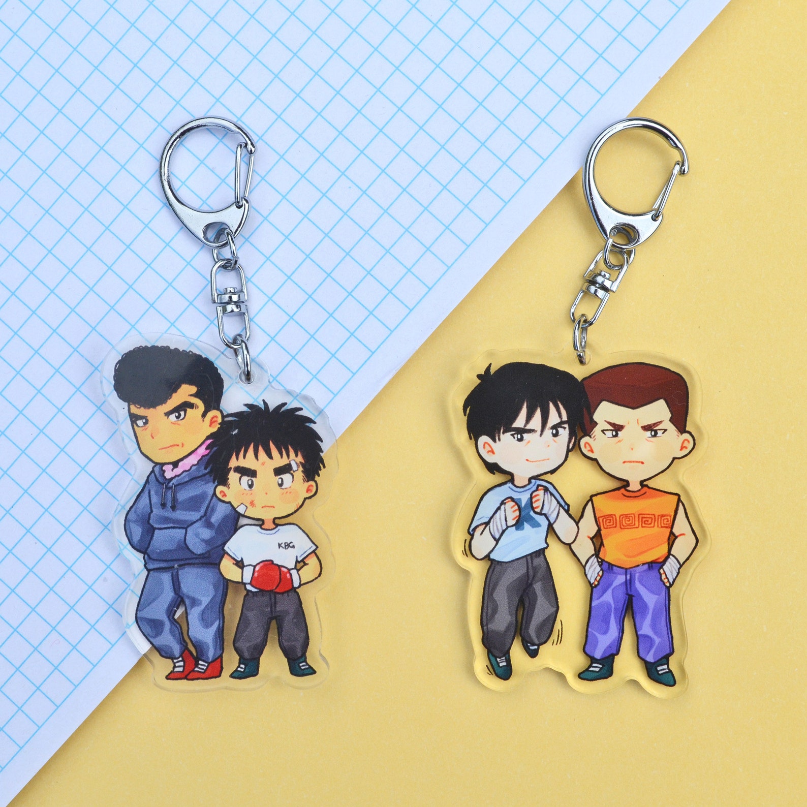 Hajime No Ippo Acrylic Charm Keychain - Etsy