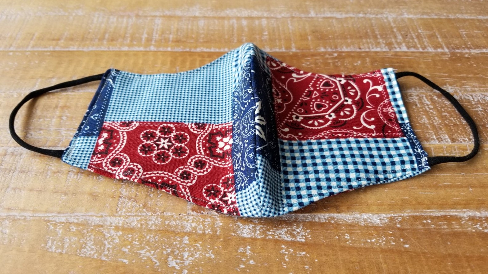 Adult Masks L Size, Western Bandana Pattern - Etsy