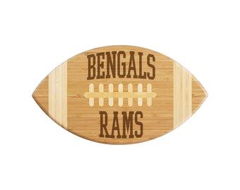 Custom Football Cutting Board - Etsy
