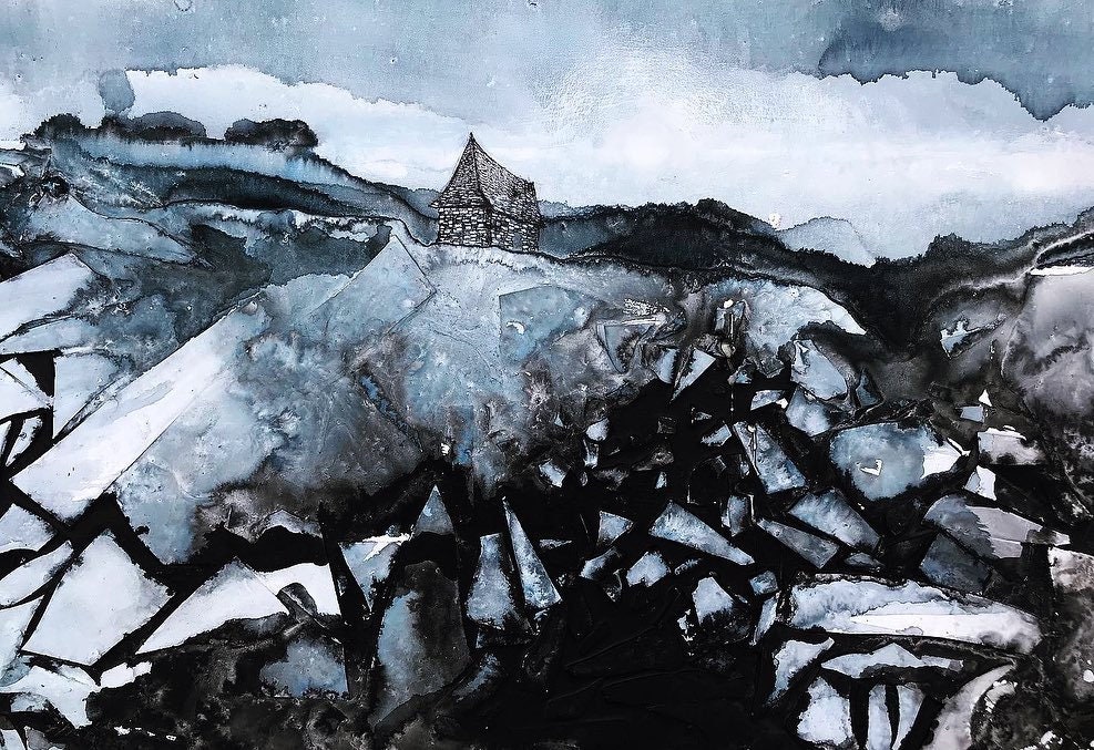 The Hermitage [original Drawing] [art Painting, Made With Watercolor ...