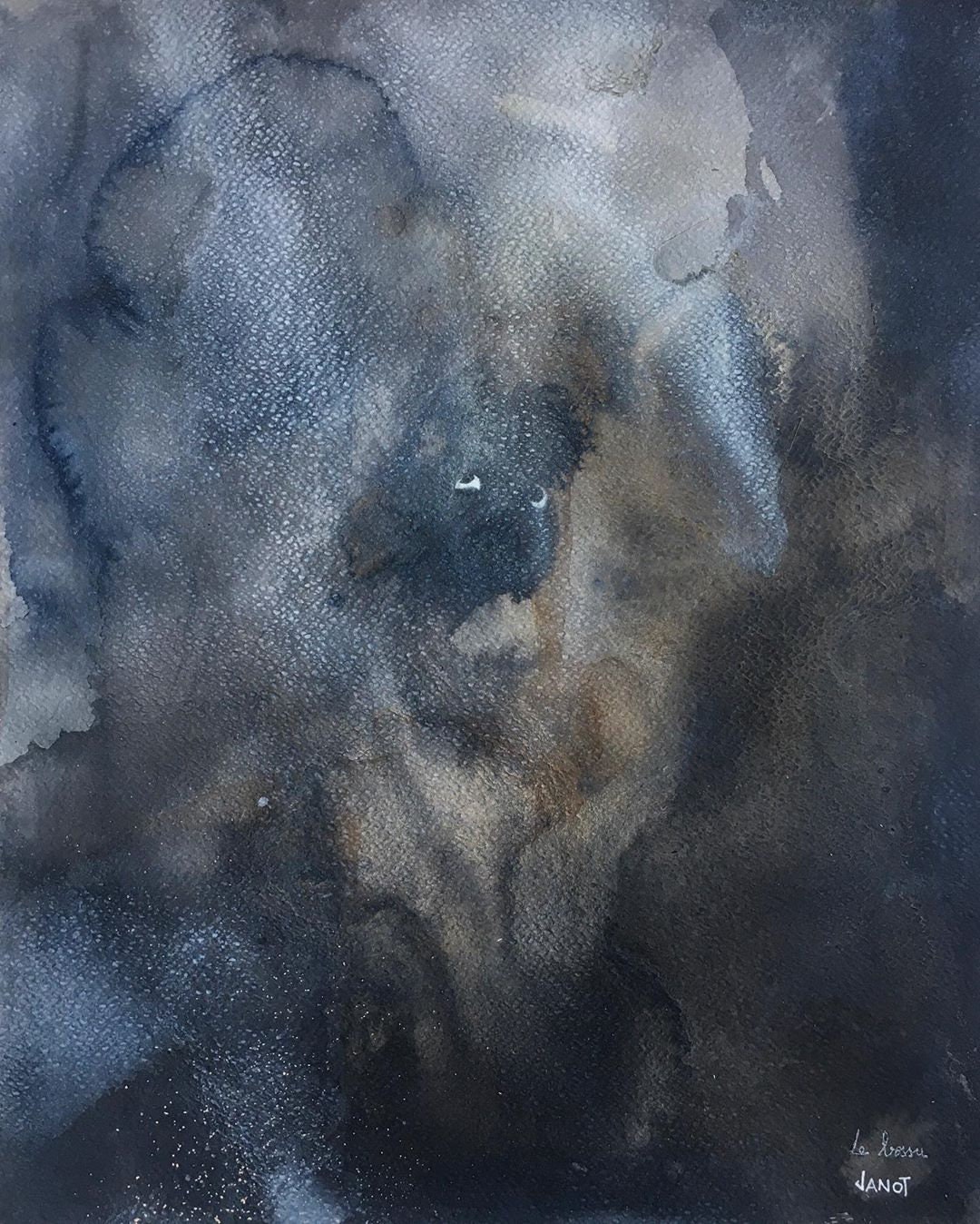 The Hunchback original Drawing art Painting, Portrait Made With ...