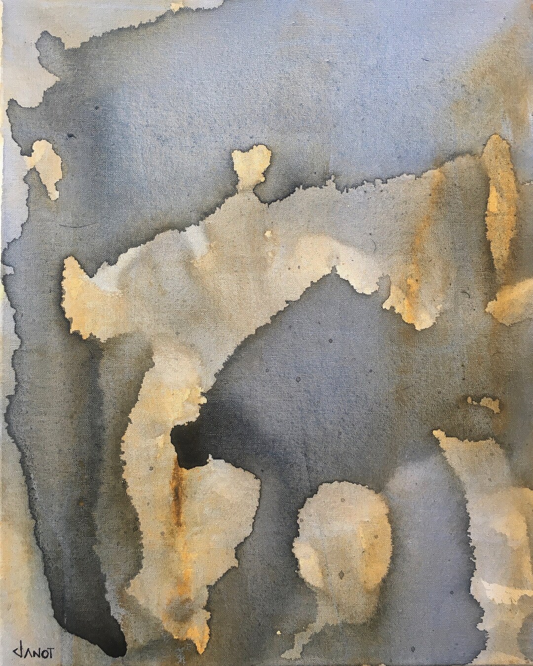 Rust Dance [original Drawing] [original Painting, Abstract, Watercolor ...