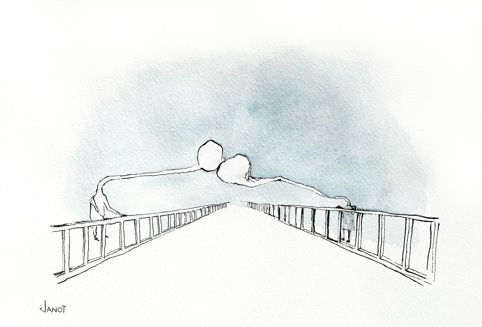 Barrier Gestures Original Drawing Art painting portrait | Etsy