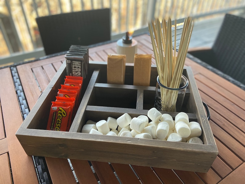 S'mores Tray Campfire Accessories Cookout Camping - Etsy