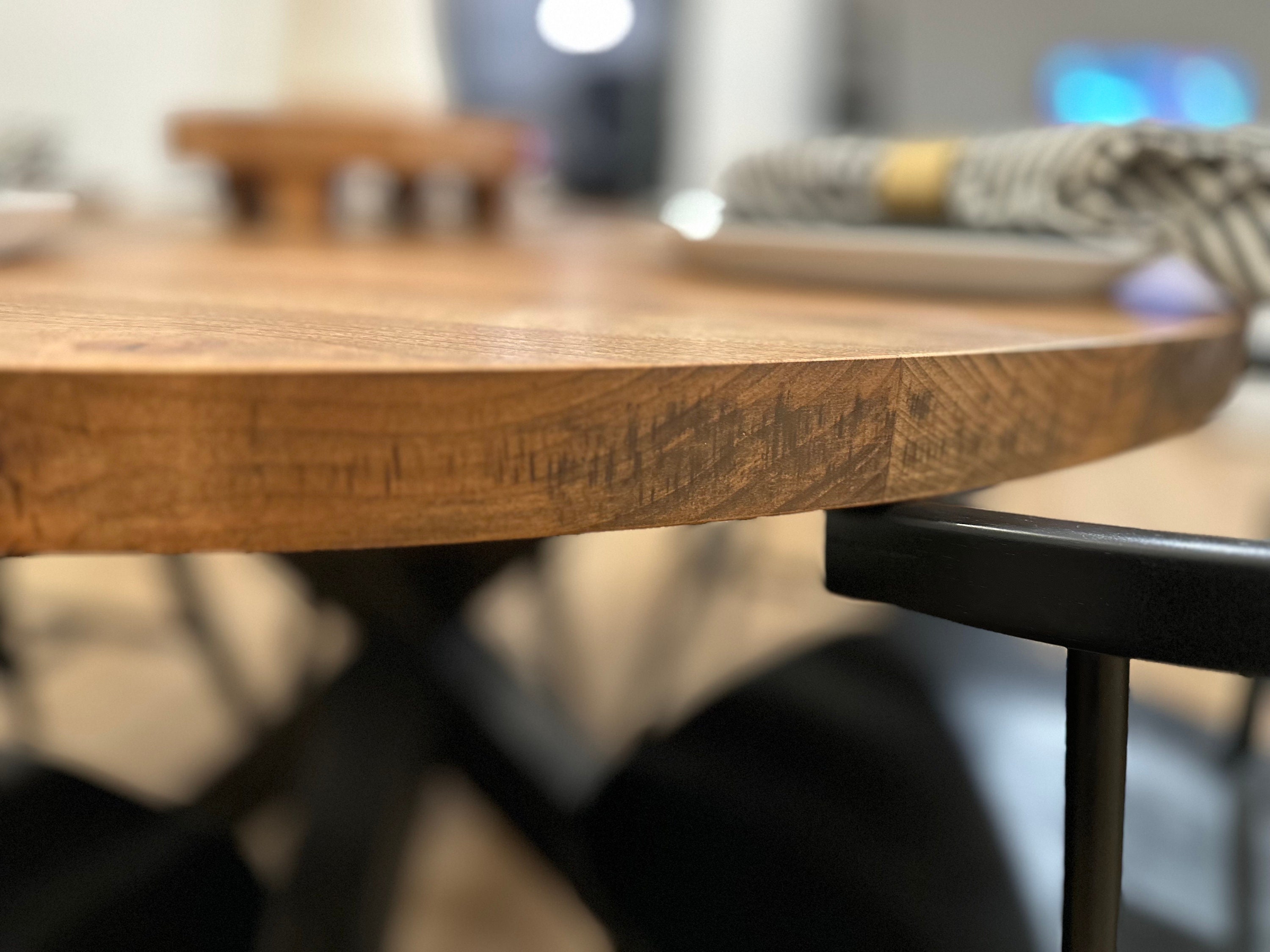 Lance X-base Round Table, Farmhouse Table, Dining Table, Kitchen Table ...