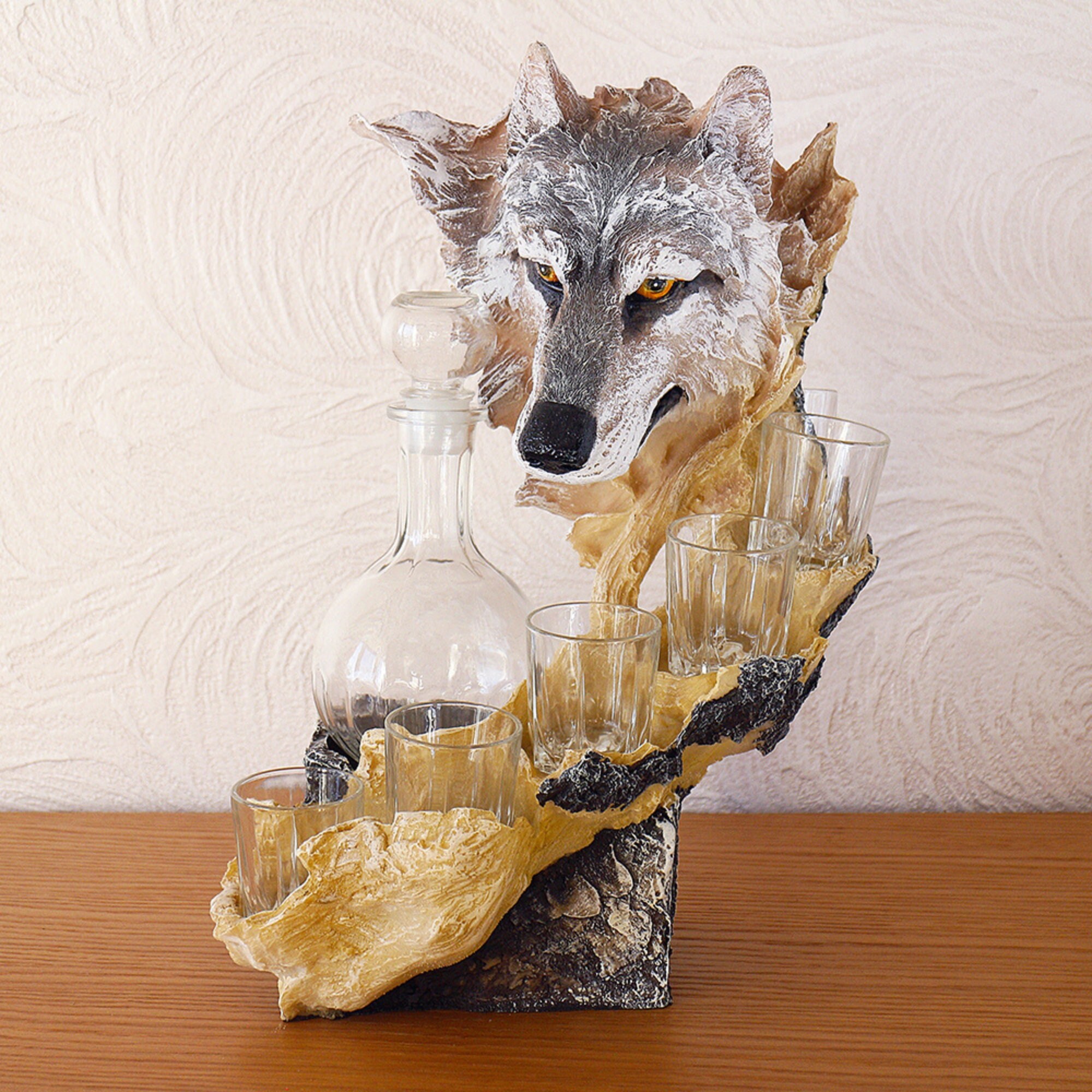 Wolf Drinking Glasses Vintage - Etsy