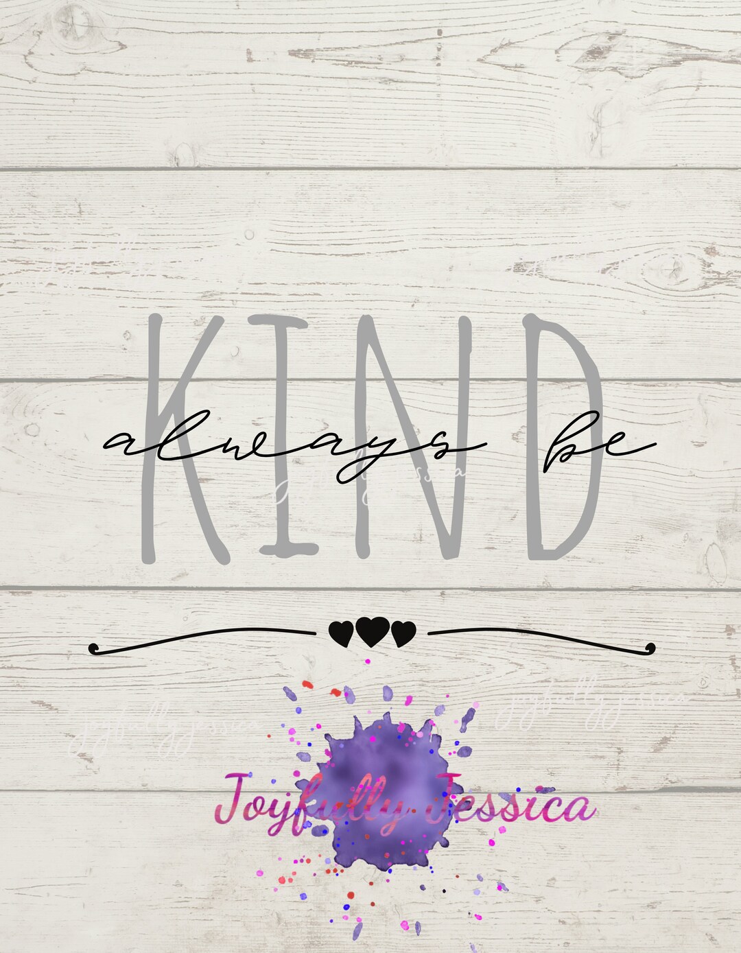Always Be Kind 2 PNG Files, Digital Download for Sublimation - Etsy