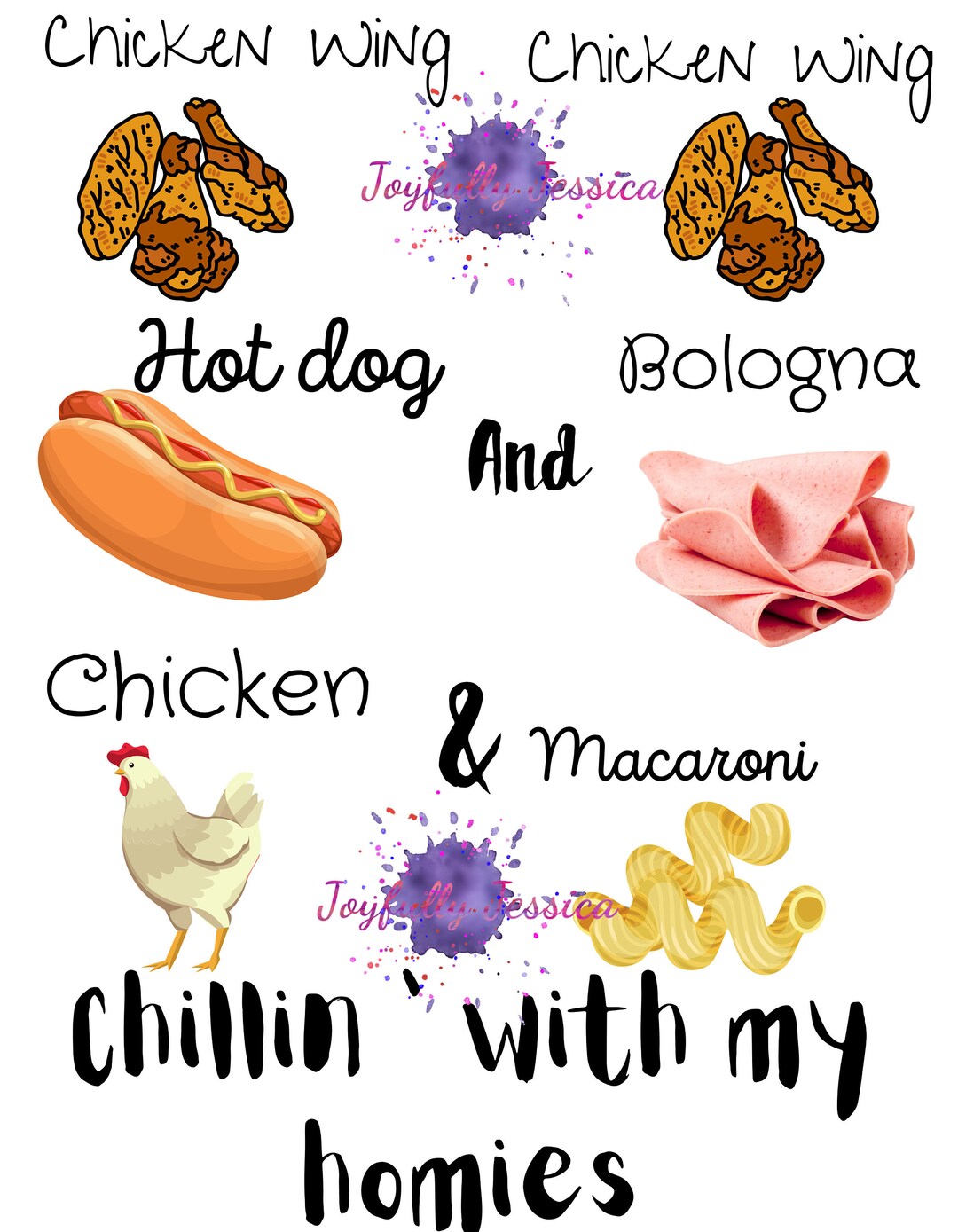 Chicken Wing Chicken Wing... PNG Digital Download - Etsy