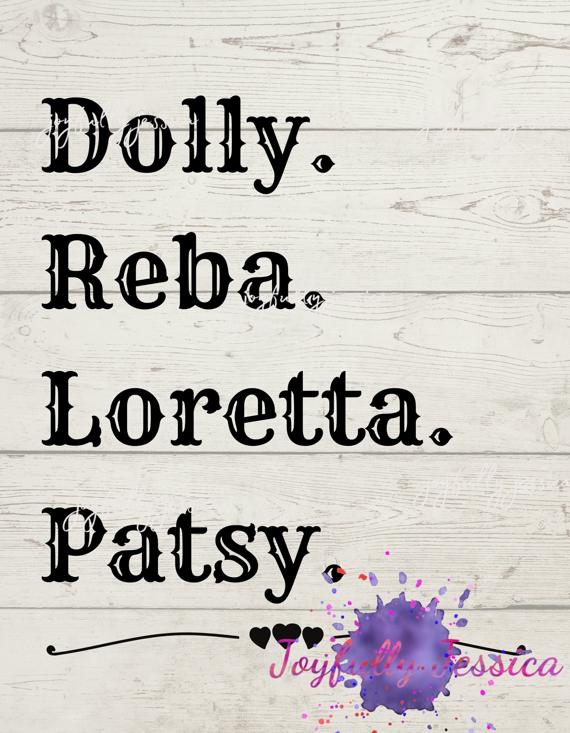 Dolly, Loretta, Reba, Patsy PNG Digital Download for Sublimation/htv - Etsy