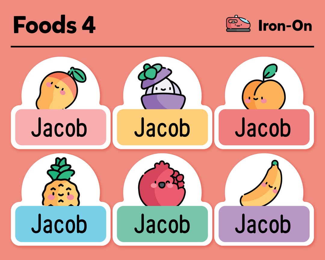 Iron on Labels - Iron on Clothing Labels - Fabric Labels - Clothing ...