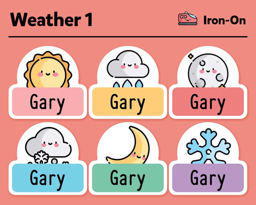 Iron on Labels - Iron on Clothing Labels - Fabric Labels - Clothing ...