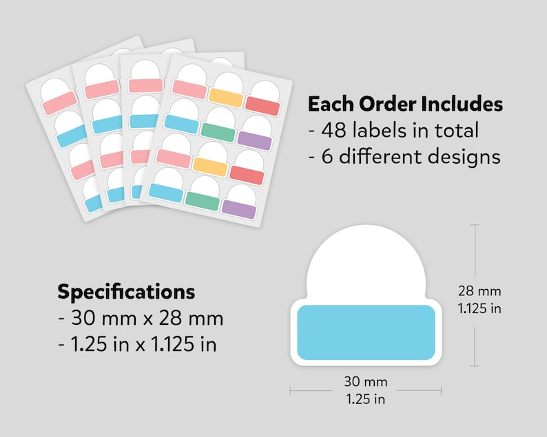Cute Dishwasher Safe Labels - Cute Daycare Labels - Cute Waterproof ...