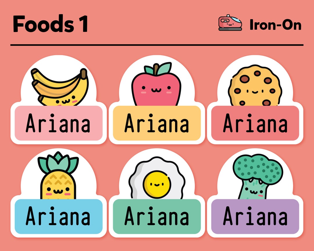 Iron on Labels - Iron on Clothing Labels - Fabric Labels - Clothing ...