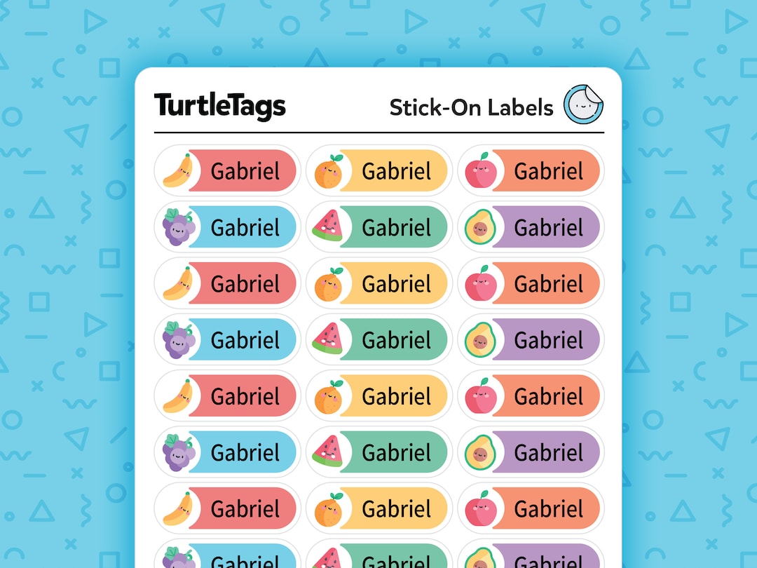 Daycare Labels - Dishwasher Safe Labels - Personalized Name Labels for ...