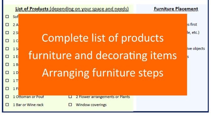 Living Room Renovation Checklist • Interior Design Remodeling Plan ...