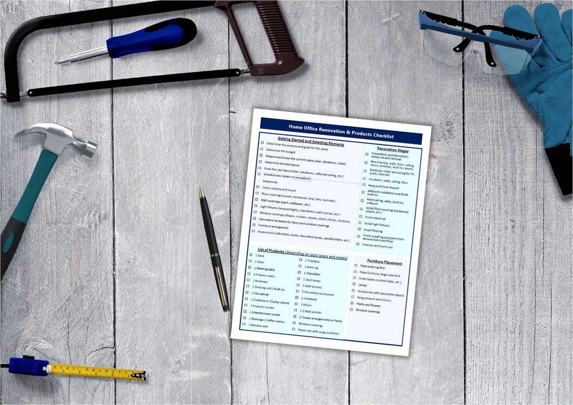 Office Design Checklist Interior Design Checklist Home Office ...